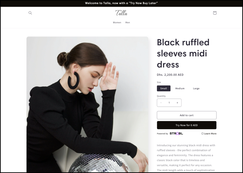 STRABL - Integrated Checkout Solution